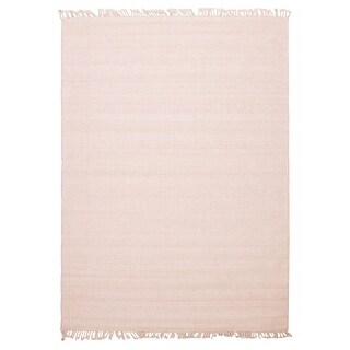 ECARPETGALLERY Braid weave Sienna Beige, Pink Wool Rug - 8'9 x 11'10 ...