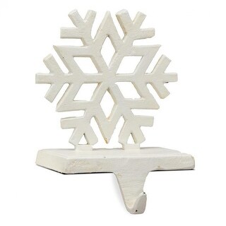Antique White Snowflake Stocking Holder - Bed Bath & Beyond - 40805219