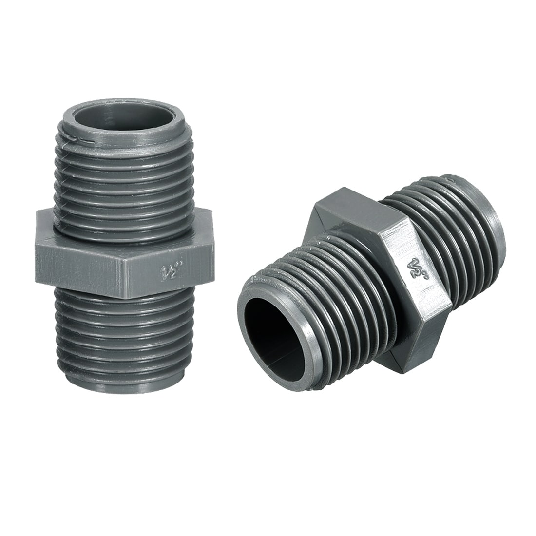 Pipe Fittings Connector G3/4 x G3/4 Male Thread Adapter Plastic Hex ...