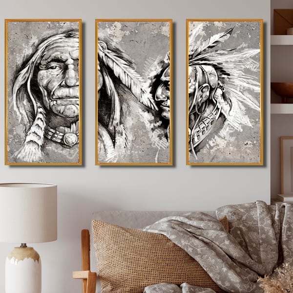 native american frames