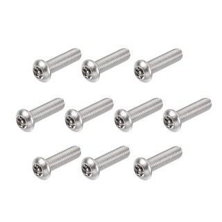 M8x30mm Torx Security Machine Screw,10pcs Pan Head Screw Inside Column ...