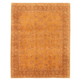 ECARPETGALLERY Hand-knotted Color Transition Light Brown Wool Rug - 5'0 ...