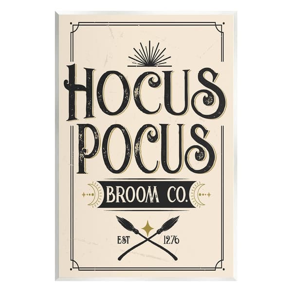 hocus pocus plaque
