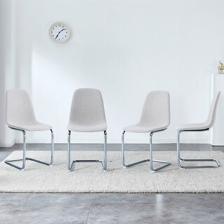 Spoon shape Dining Chairs Set of 4 - Bed Bath & Beyond - 37641239