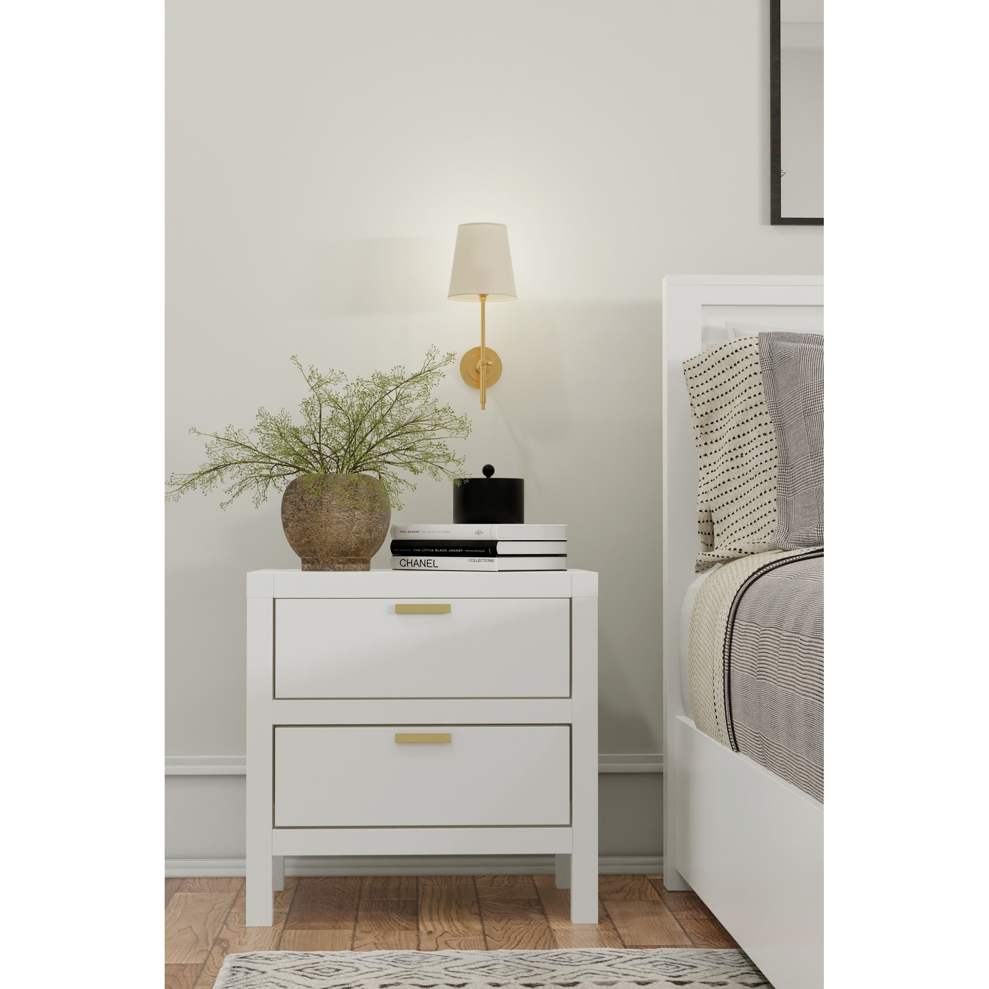 Little white nightstand store