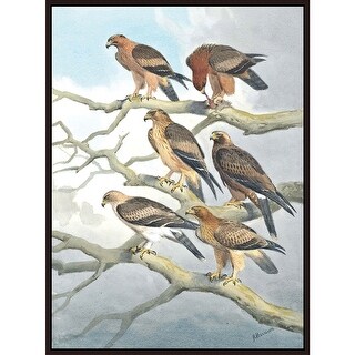 Group of Eagles by John Harrison Giclee Print Oil Painting Cherry Brown ...