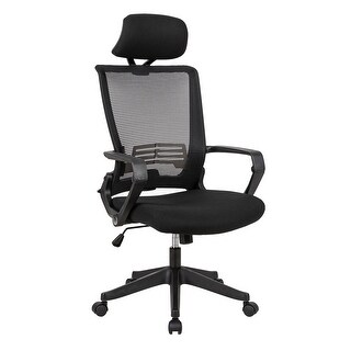 Nylon Ergonomic Desk Chair Tilt High Back Office Chair Foot Rest - Bed ...