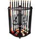 GSE™ 10-Pool Cue Wooden Corner-Style Billiard Pool Cue Rack. Floor ...