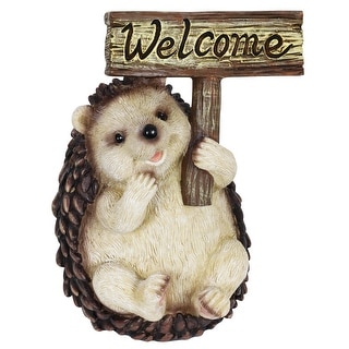 Exhart Welcome Sign Hedgehog Statue, 8 Inch - Bed Bath & Beyond - 30951585