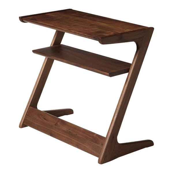 Aurelle Home Modern Solid Wood Z Shaped Accent Table - Bed Bath ...
