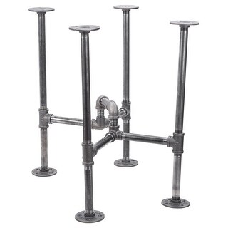 TABLE PIPE BASE Table Legs Metal Industrial Pipe Table Leg - Bed Bath ...