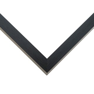 40x15 Shadow Box Frame Grey | 0.875 inches Deep Real Wood Contemporary ...