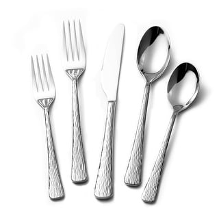 Silverware Set, 30-Piece Flatware Set for 6, 18/10 Stainless Steel ...