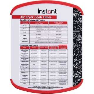 Instant Pot Vortex Official Cutting Board with Cook Times - 11" x 14" x ...