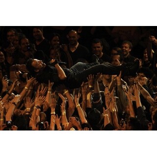 Bruce Springsteen crowd surfing at Madison Square Garden Photo Print ...