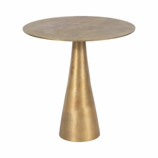 Metal, 24" Sanders Accent Table, Pewter - 24" x 24" x 24" - Bed Bath ...