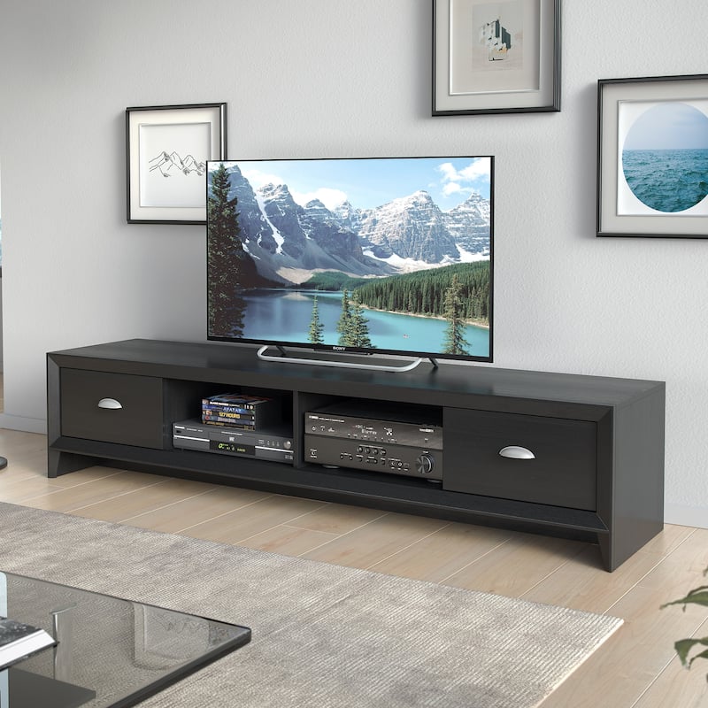 Lakewood Extra Wide Low Profile TV Stand, for TVs up to 85" - Overstock ...