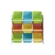Year Color Toy Cube Storage Organizer with 9 Colorful Storage Bins ...