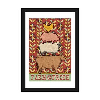 iCanvas "Farm Fresh Animal Stack Flat" by Teresa Kogut - Bed Bath ...