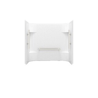 Sterling 71144106 Accord 56-1/4" x 60" x 31-1/4" Vikrell Shower Wall ...