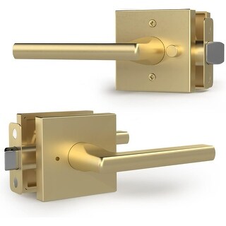 Mega Handles / Privacy / Lever Door Lock Handle Set / Short / Expose ...