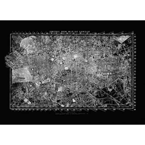 London Map Circa 1860 Poster Print By Adam Shaw Cartography Item ...