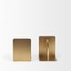 Hope Gold Metal Bookends - Bed Bath & Beyond - 39459757