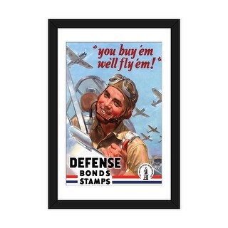 iCanvas "WWII Poster You Buy 'Em We'll Fly 'Em War Bonds" by Stocktrek ...