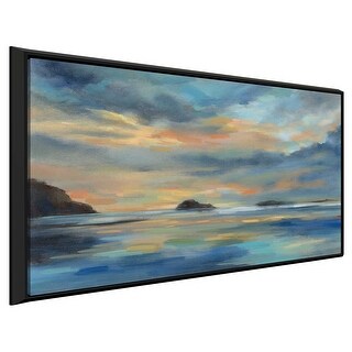 "Pacific Sunset" Print on Floating Canvas - Bed Bath & Beyond - 36382886
