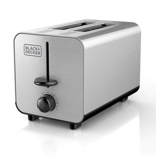 Black and Decker 2 Slice Stainless Steel Toaster - Bed Bath & Beyond ...