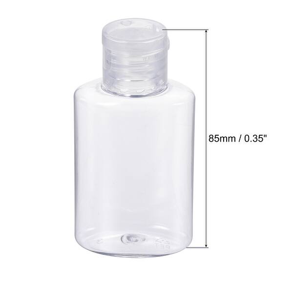 50ml Squeeze Bottles, Rectangle Dispensing Bottles Plastic, Clear - Bed Bath & Beyond - 36193496