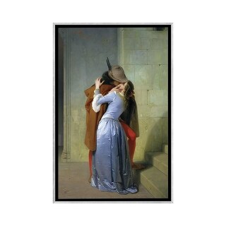 iCanvas "The Kiss, 1859 " by Francesco Hayez Framed - Bed Bath & Beyond ...