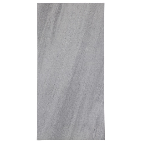 Industry Tile 24x48 Quartzite Gray Matte Porcelain Tile (2 Pieces/Box ...