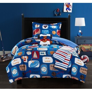 Chic Home Fun Camp 5 Piece Star Athlete Theme Comforter Set - Bed Bath ...