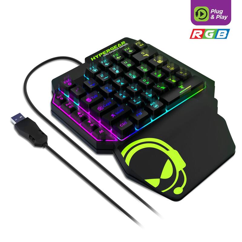 HyperGear KeyVictory One-Handed Gaming Keypad - Overstock - 43597644