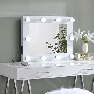 Accent Mirror with Light without Lightbulbs - Bed Bath & Beyond - 38438555