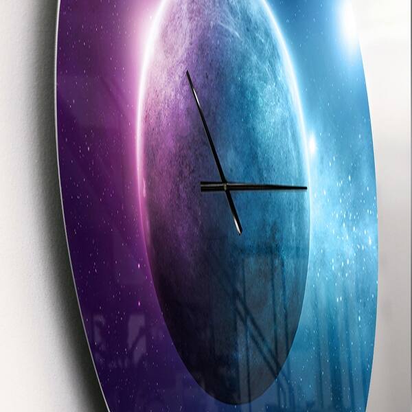 planet wall clock