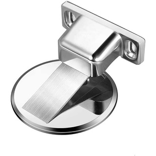 Magnetic Invisible Door Stop with 3M Adhesive Floor Mount - Bed Bath ...