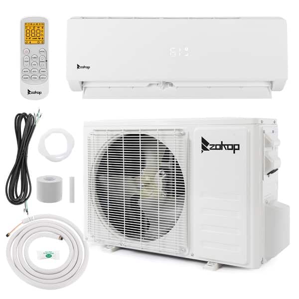 ZOKOP 18000 BTU 230V Mini Split Air Conditioner with Heater and Remote ...