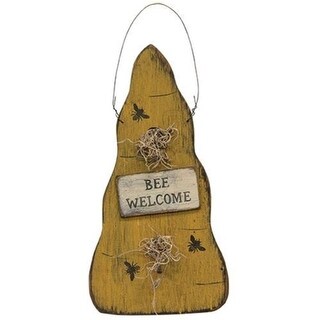 Bee Welcome Beehive Hanger - 12.5"H x 6.50"W - Bed Bath & Beyond - 35543045