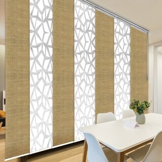 InStyleDesign 7-Panel Single Rail Panel Track Extendable 110"-153"W x ...