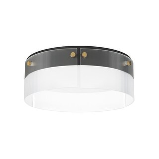 Maxim 21190 Spectre 17" Wide LED Flush Mount Drum Ceiling Fixture - Bed ...