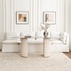 KINWELL Performance Fabric Down Fill Slipcover Dining Banquette - Bed ...