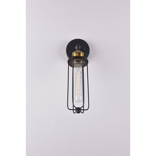 Chichoice Black Wire Cage Wall Sconces Industrial Light for Farmhouse ...