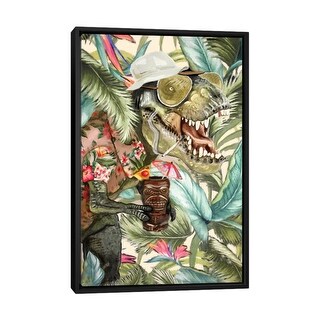 iCanvas "Hunter S. T-Rex" by Heather Perry Framed Canvas Print - Bed ...
