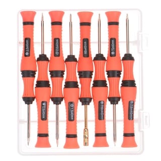 8pcs Precision Screwdriver Set Swivel Lid Non-slip Grip for Phone ...
