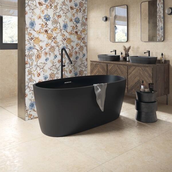 Industry Tile 24x48 Botanical White Porcelain Tile ( 2 Pieces per Case ...