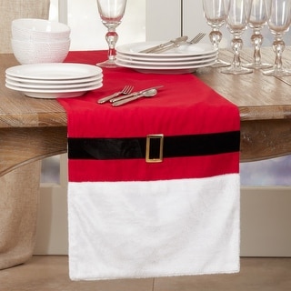 Christmas Table Runner With Santa Belt Design - 16"x72" - Bed Bath ...