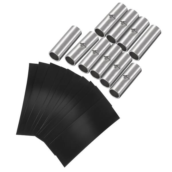 Non-Insulated Copper Wire Crimp Connector Terminals 8 AWG with PVC ...