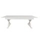 7' x 40" Rectangular Antique Rustic Solid Pine Folding Dining Table ...
